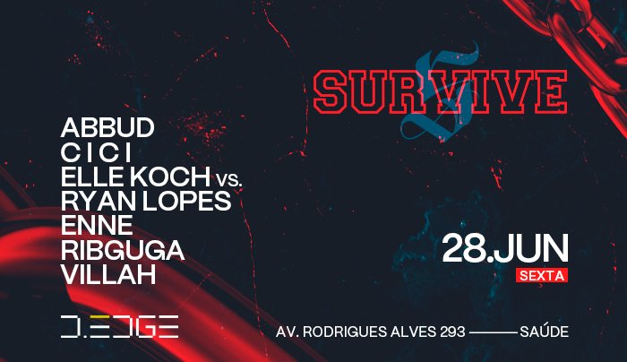 D Edge Rio de Janeiro | Confira a programação completa! | We Go Out